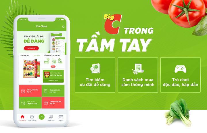 TẢI NGAY Big C APP TRÊN ANDROID & IOS